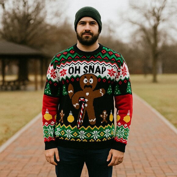 Ugly Christmas Sweater | Sweaters | Ugly Christmas Sweater Gingerbread ...